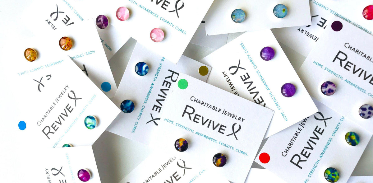 Sterling Silver & Gold Filled Stud Earrings Cancer & Disease Awareness ...