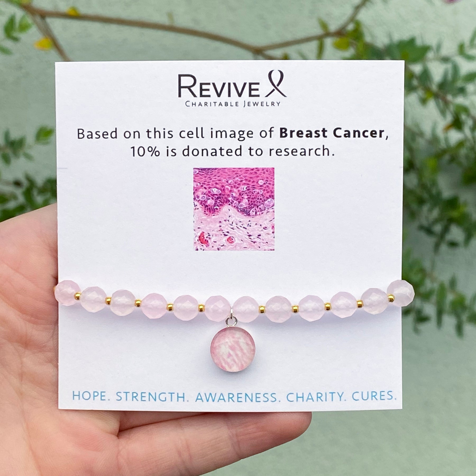 Rose Quartz Breast Cancer Earrings – Revive Jewelry