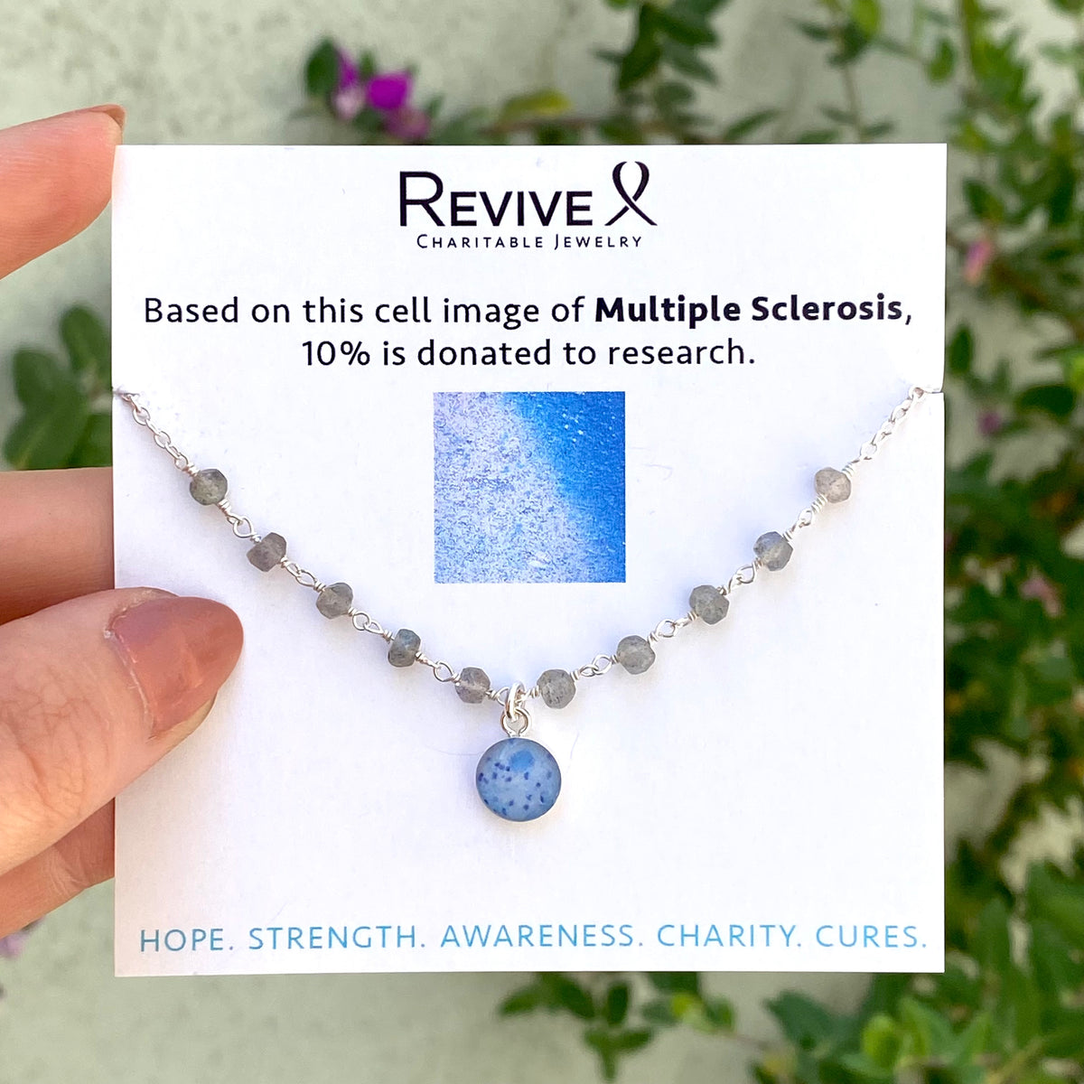 Front & Center Necklace For Multiple Sclerosis – Revive Jewelry