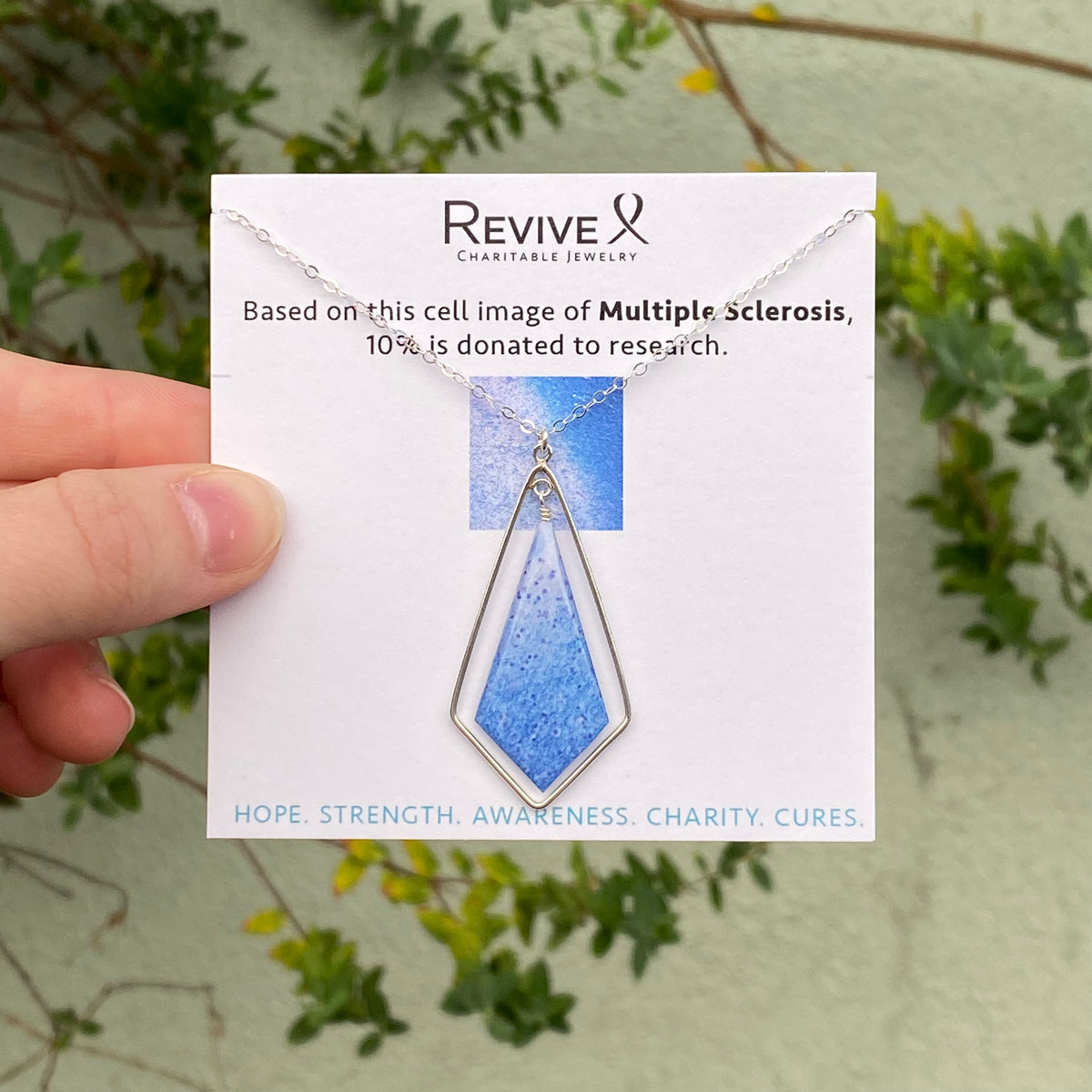 MS Jewelry with Diamond Frame Pendant – Revive Jewelry