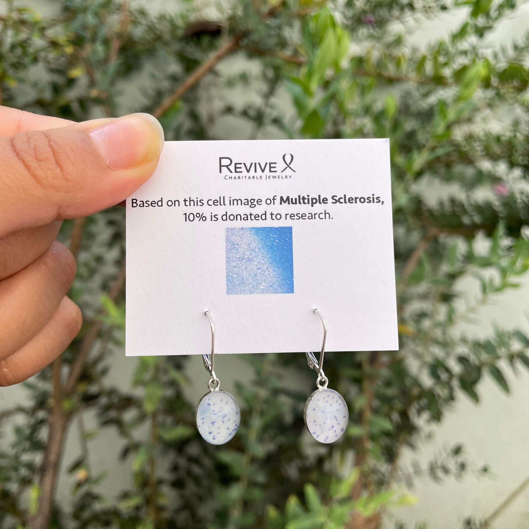 Blue Oval Embrace MS Necklace – Revive Jewelry