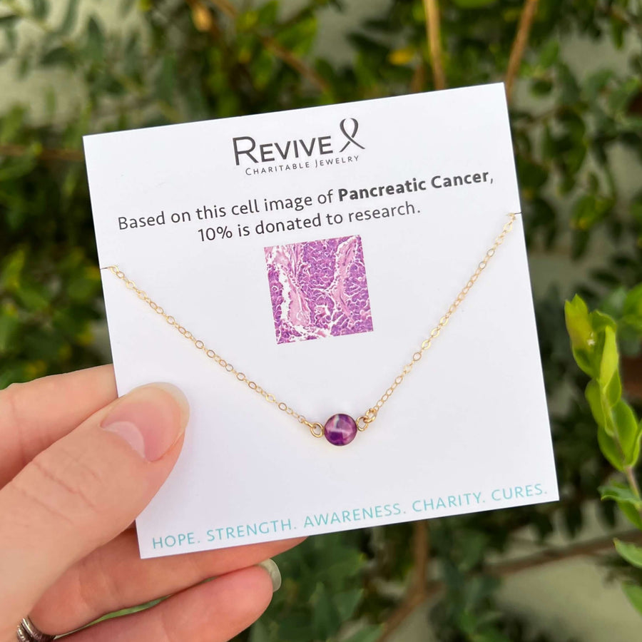 Circle Of Hope Pancreatic Cancer Necklace – Revive Jewelry