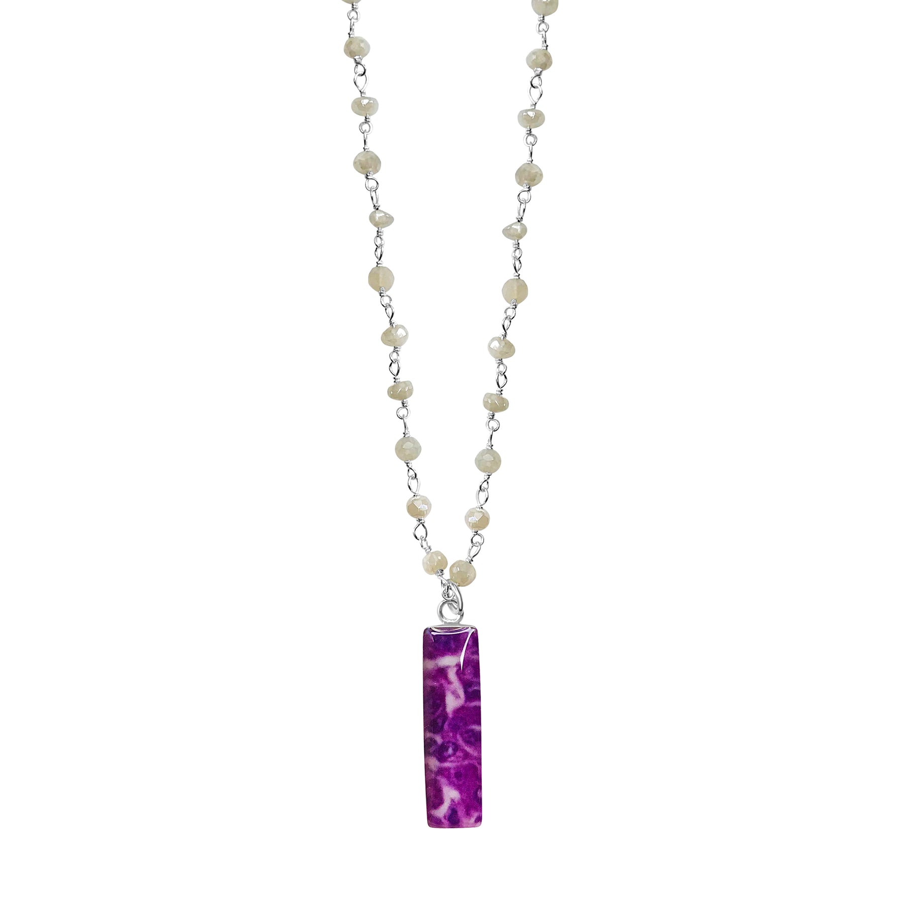 Moonstone Pancreatic Cancer Necklace – Revive Jewelry