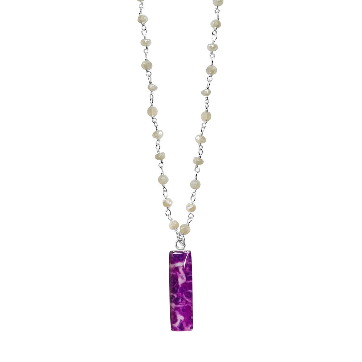 Moonstone Pancreatic Cancer Necklace – Revive Jewelry