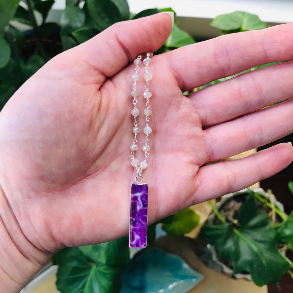 Moonstone Pancreatic Cancer Necklace – Revive Jewelry