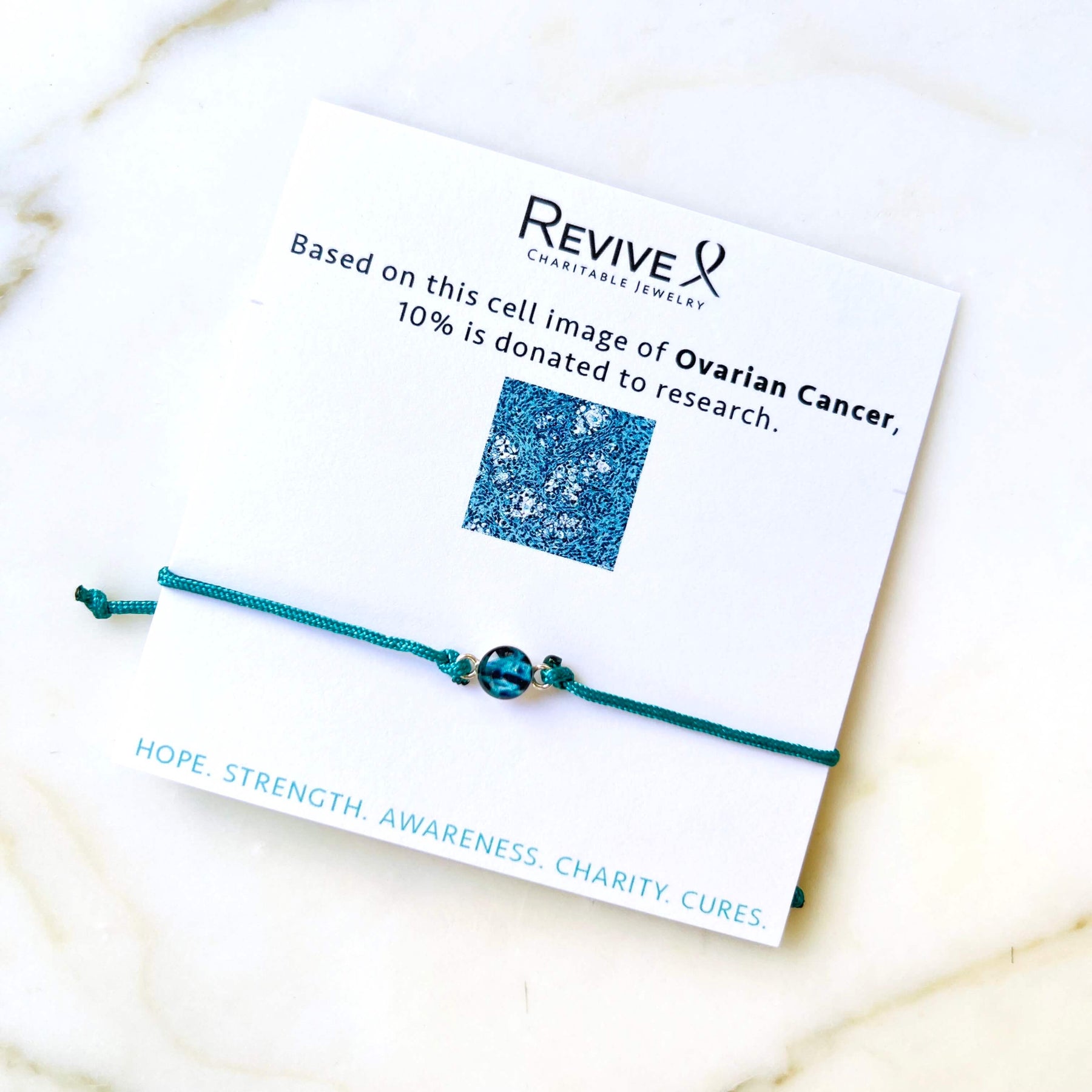 Circle of Hope Ovarian Cancer Necklace – Revive Jewelry